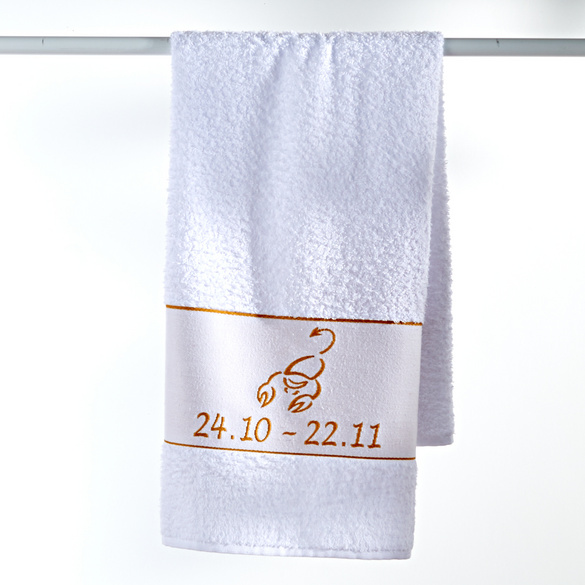 Handtuch "Skorpion" weiß Casa Bonita | 3PAGEN